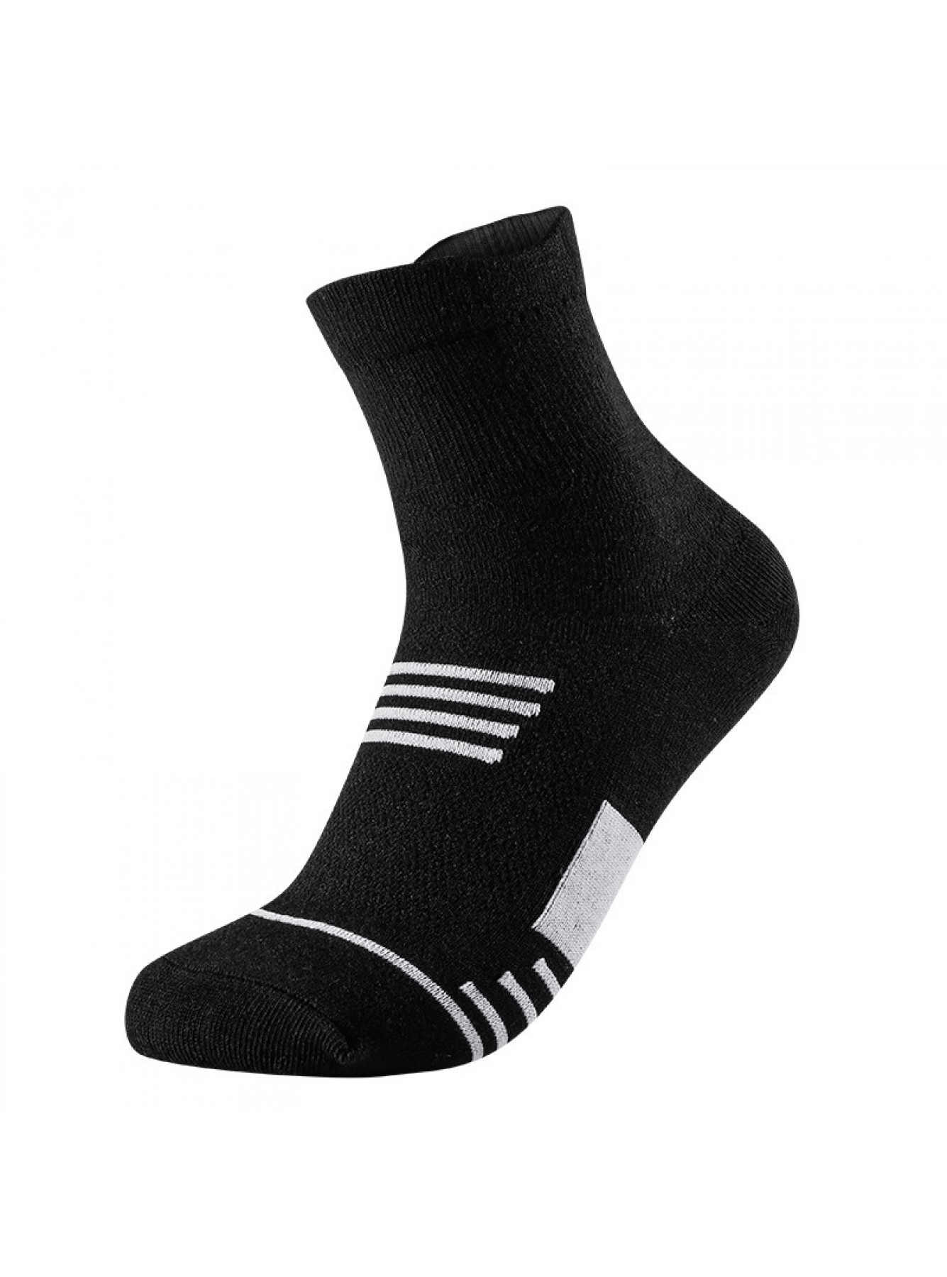 Men Simple Breathable Non-Slip Sweat-Absorbent Sports Cotton Socks